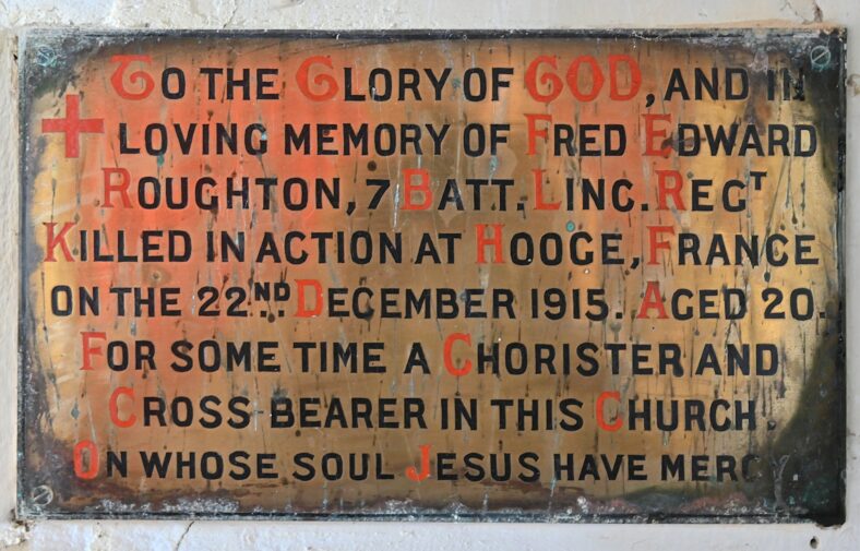 Little Steeping, St Andrew, Chancel, War Memorial - Society for ...
