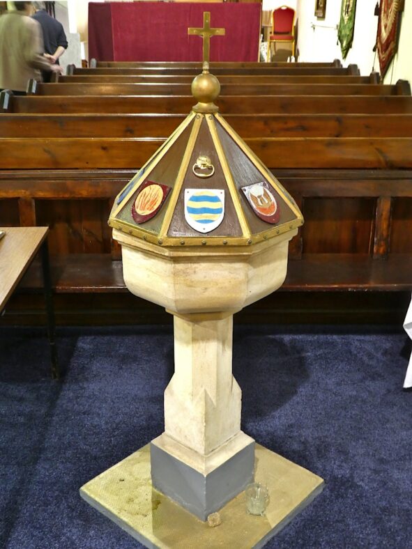 Market Rasen, Holy Rood, Roman Catholic Church, Font - Society for ...