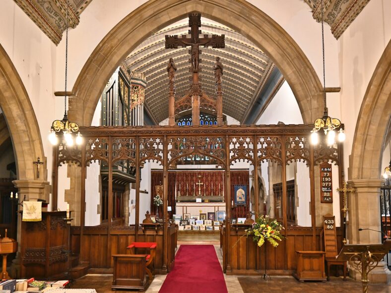 Morton, St Paul, Chancel Arch & Screen - Society for Lincolnshire ...