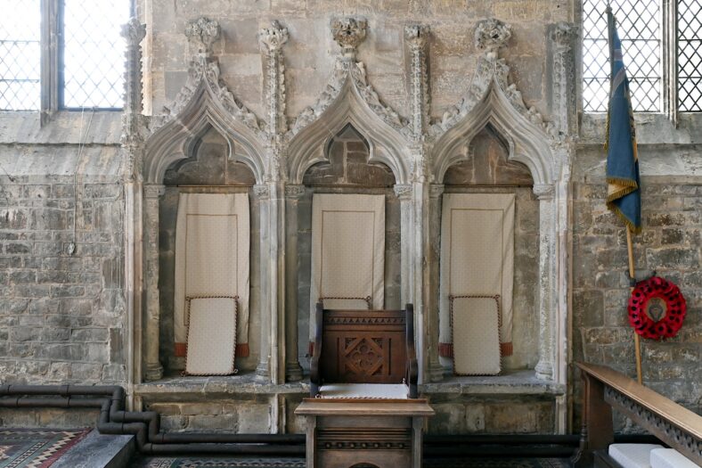Navenby, St Peter, Chancel, Sedilia - Society for Lincolnshire History ...