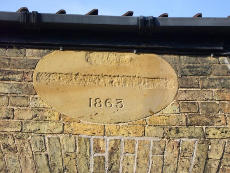 Nettleham, Free Methodist Chapel, date plaque