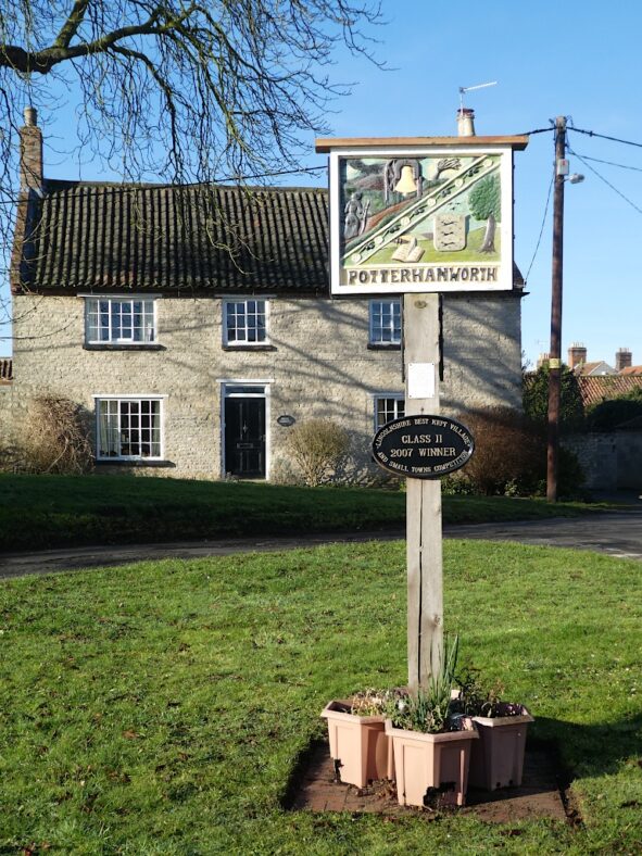 Potterhanworth, Village Sign - Society for Lincolnshire History ...