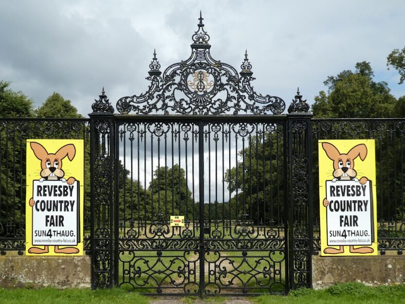 Revesby, Revesby Abbey, South Entrance Gates - Society for Lincolnshire ...