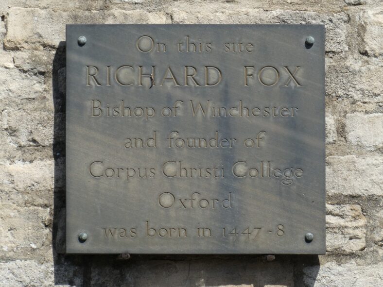 Fox (or Foxe), Richard - Bishop of Winchester & Lord Privy Seal ...