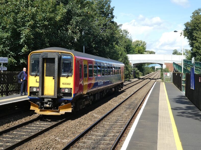 Ruskington, Railway Station - Society for Lincolnshire History ...