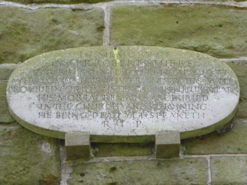 Saltfleetby, St. Peter (Old Church), Plaque (Stubbs) - Society for ...