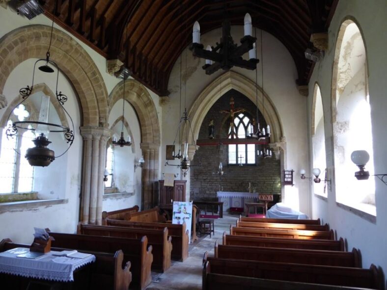Sapperton, St Nicholas, Interior View - Society for Lincolnshire ...