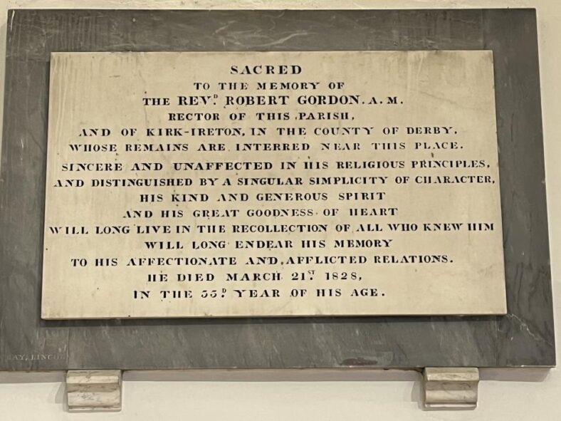 Scampton, St John Baptist, Gordon Memorial - Society for Lincolnshire ...