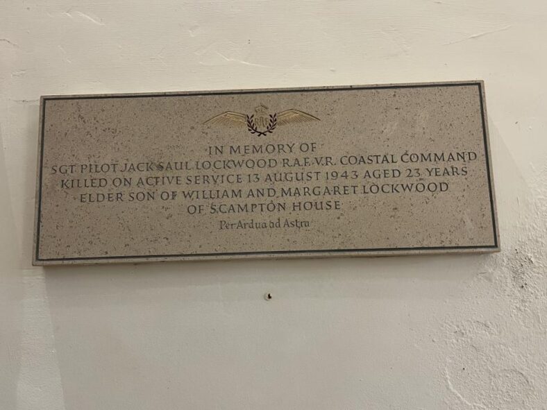 Scampton, St John Baptist, Lockwood Memorial - Society for Lincolnshire ...