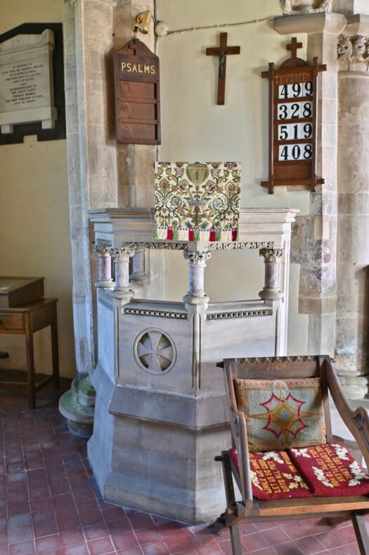Scopwick, Holy Cross, Nave, Pulpit - Society for Lincolnshire History ...