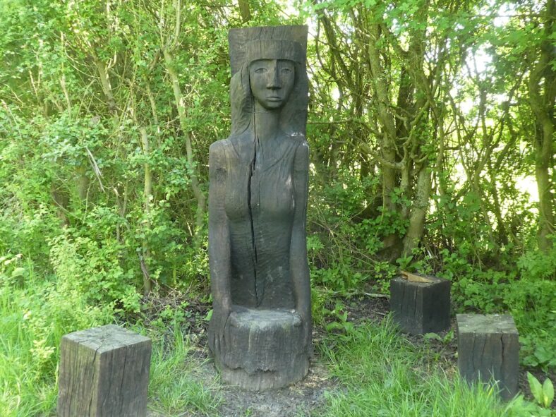 Scopwick, Seated Lady - Society for Lincolnshire History & Archaeology