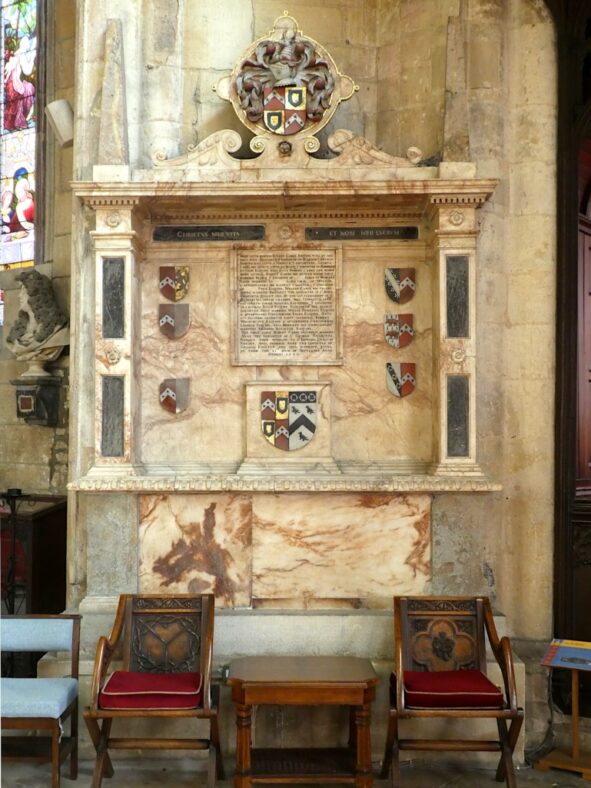 Sleaford, St Denys, Monument Robert Carre - Society for Lincolnshire ...