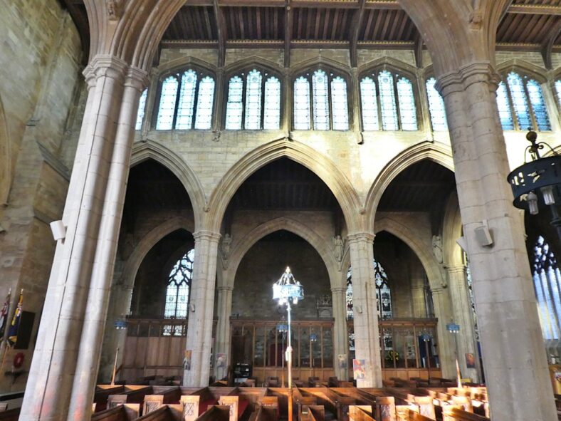 Sleaford, St Denys, South Aisle, View - Society for Lincolnshire ...