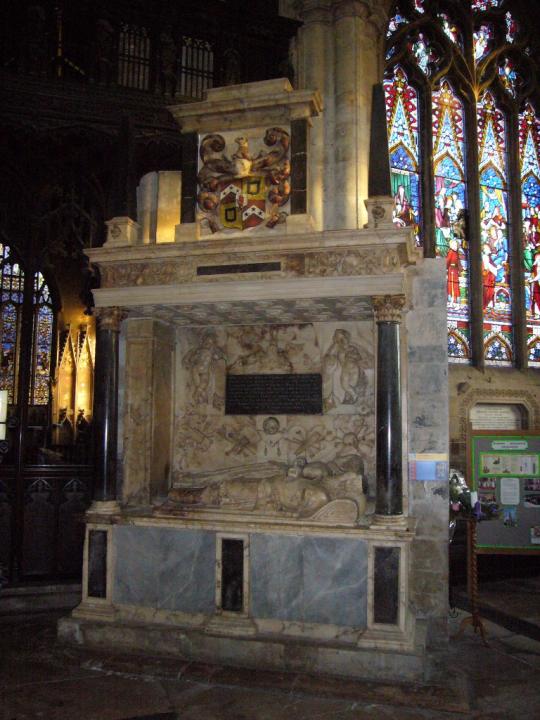 Sleaford, St Denys, Monument Edward Carre, 1st Baronet - Society for ...