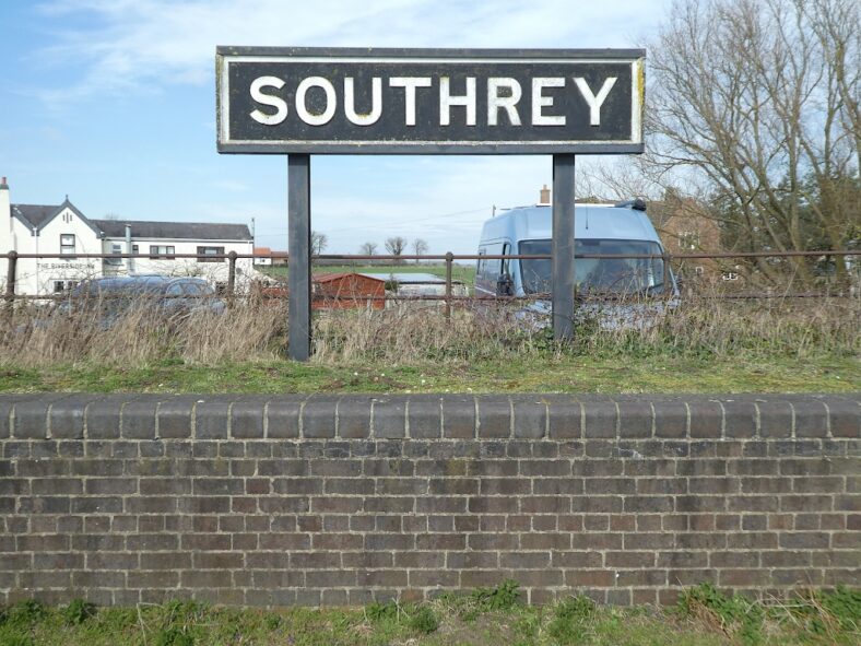 Southrey, Railway Station - Society for Lincolnshire History & Archaeology
