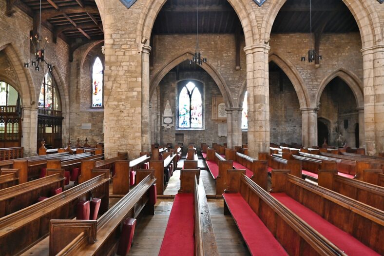 Spalding, St Mary & St Nicholas, Interior - Society for Lincolnshire ...