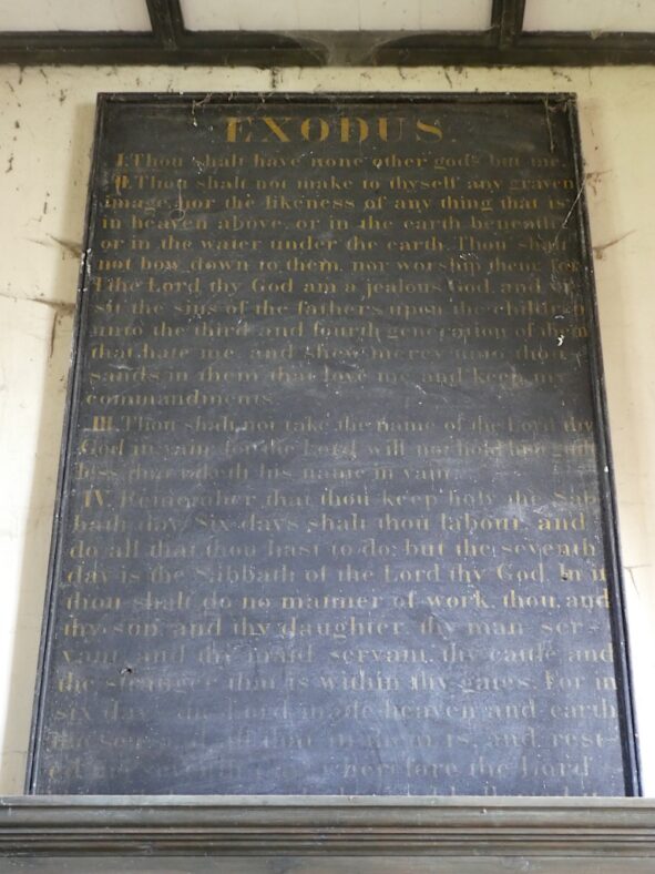 Stapleford, All Saints, Tower, Commandment Boards - Society for ...