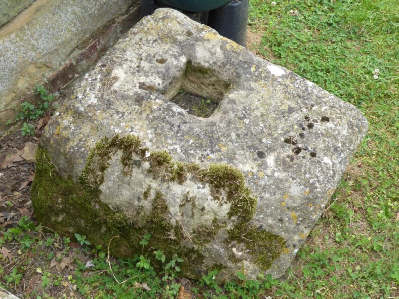 Strubby, St Oswald, Socket Stone - Society for Lincolnshire History ...