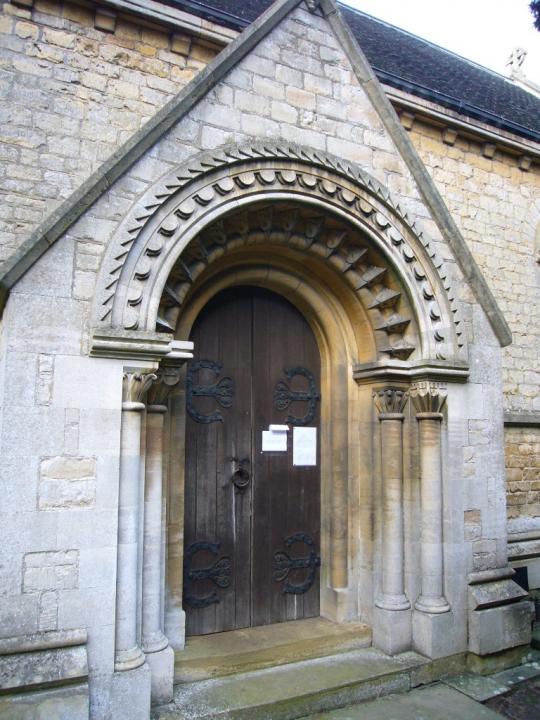 Sudbrooke, St Edward, doorway