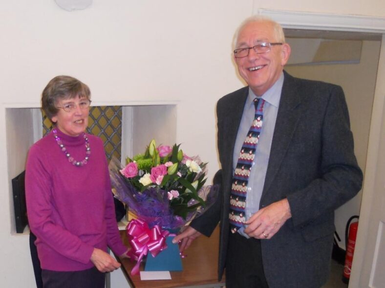 Presentation to Sue Smith