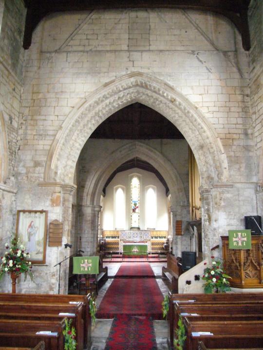 Sutterton, St Mary, interior - Society for Lincolnshire History ...