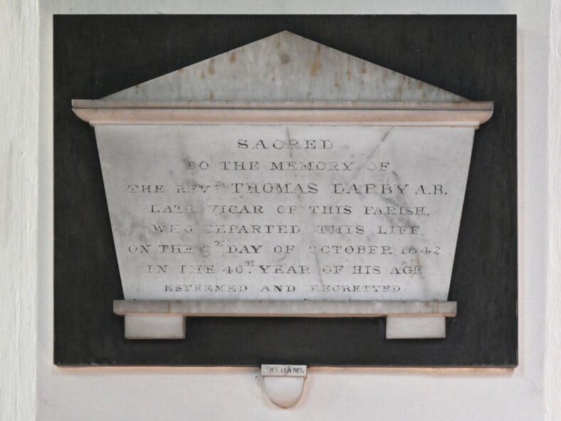 Swaton, St Michael, Chancel, Monument