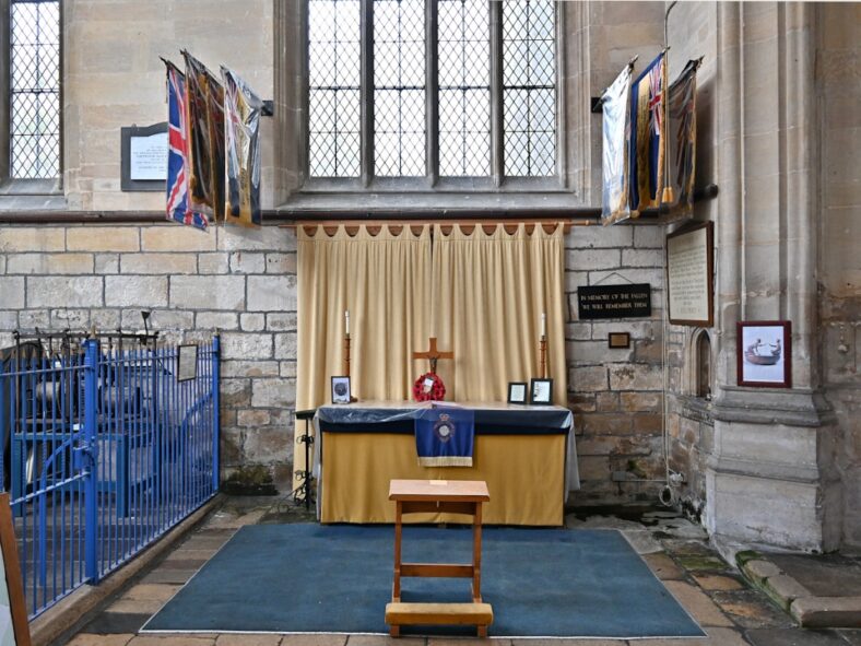 Tattershall, Holy Trinity, North Transept, British Legion Altar ...
