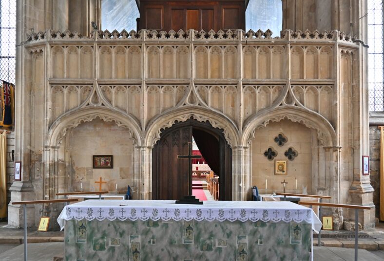 Tattershall, Holy Trinity, Nave, Pulpitum - Society for Lincolnshire ...