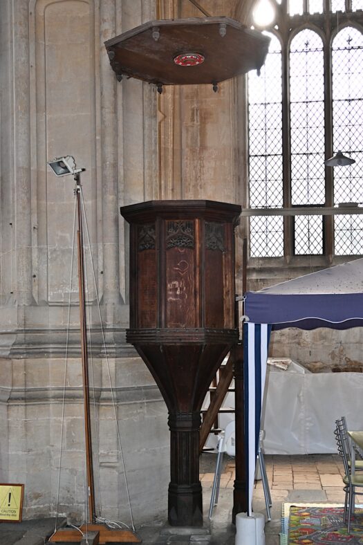 Tattershall, Holy Trinity, Nave, Pulpit - Society for Lincolnshire ...