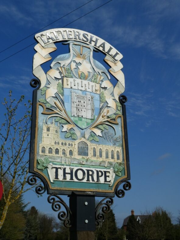 Tattershall Thorpe, Village Sign - Society for Lincolnshire History ...
