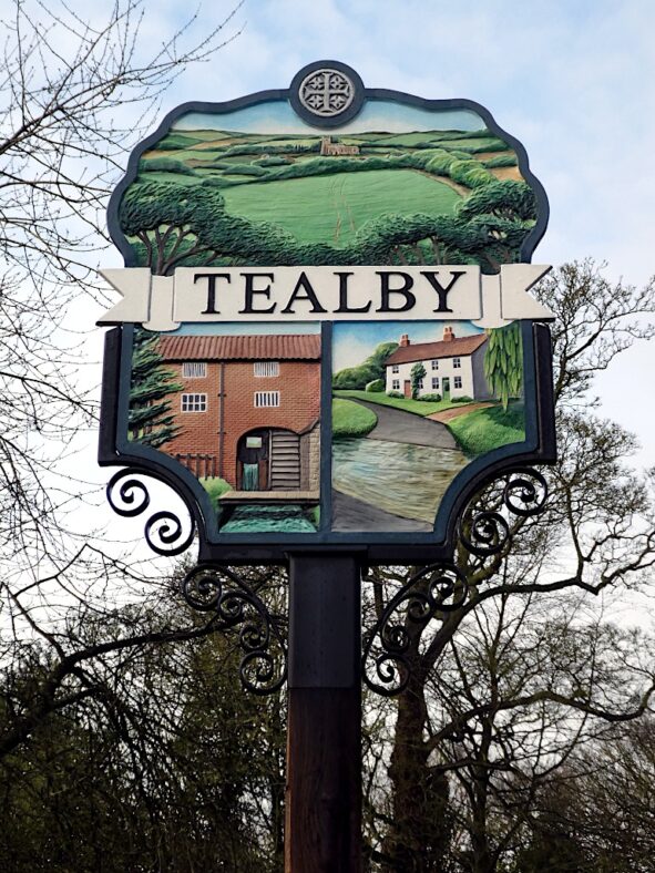 Tealby, Village Sign - Society for Lincolnshire History & Archaeology