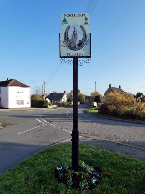 Thurlby, Village Sign - Society for Lincolnshire History & Archaeology