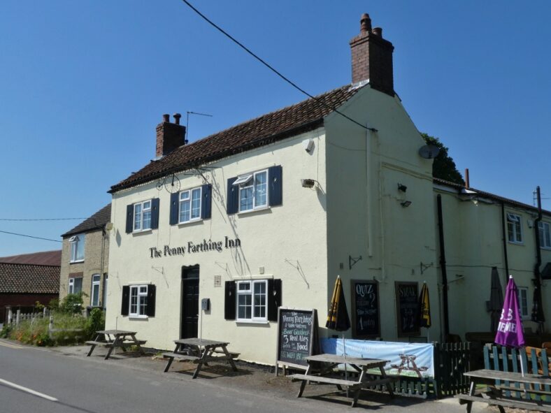 Timberland, Penny Farthing Inn, Station Road - Society for Lincolnshire ...