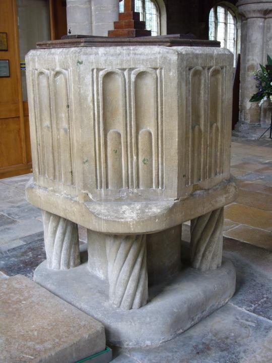 Whaplode, St Mary, Font - Society for Lincolnshire History & Archaeology