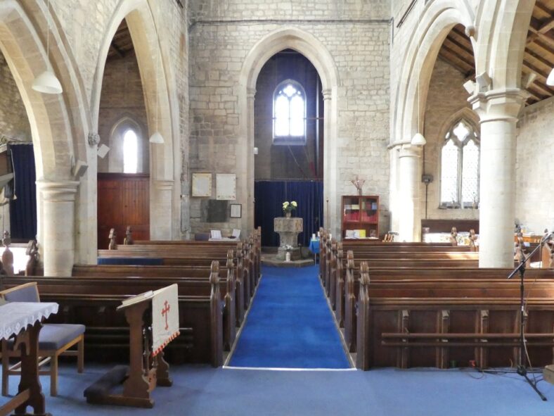 Wilsford, St Mary, Interior - Society for Lincolnshire History ...