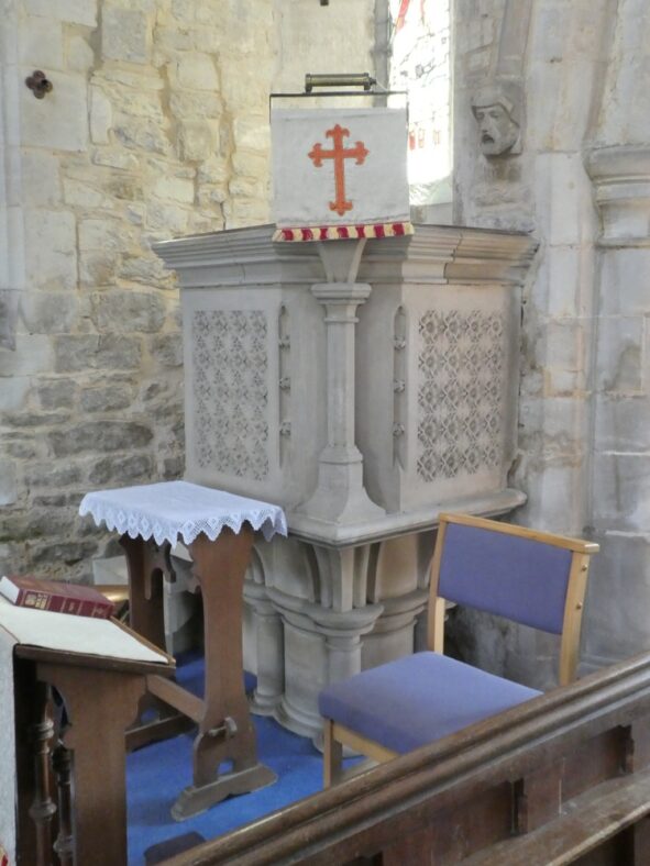 Wilsford, St Mary, Pulpit - Society for Lincolnshire History & Archaeology