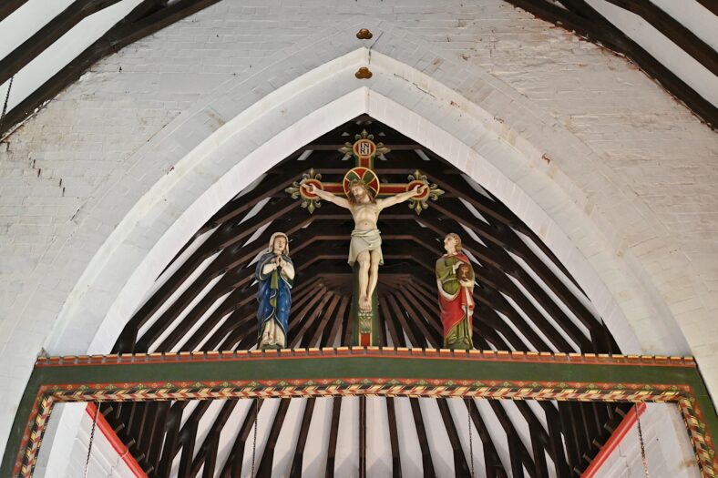 Wold Newton, All Saints, Chancel, Rood Beam - Society for Lincolnshire ...