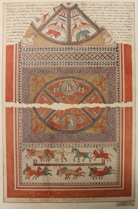 Horkstow, Roman mosaic - Society for Lincolnshire History & Archaeology