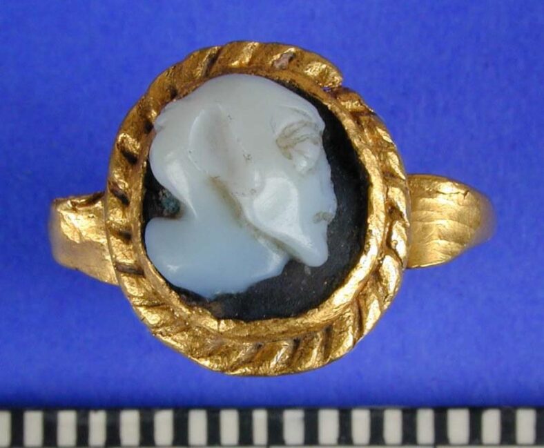 Lincoln, Roman grotesque ring - Society for Lincolnshire History ...