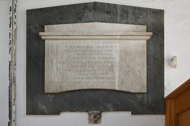 Aslackby, St James, South Aisle, Memorial (Darby) - Society for ...