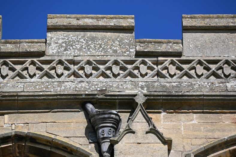 Aslackby, St James, Nave, Battlements - Society for Lincolnshire ...