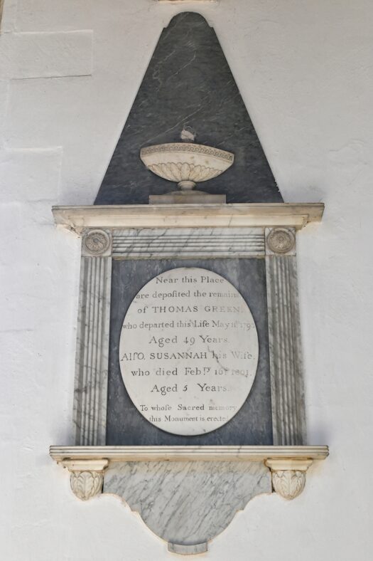 Aslackby, St James, South Aisle, Memorial (Green) - Society for ...