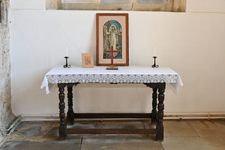Aslackby, St James, South Aisle, Altar - Society for Lincolnshire ...