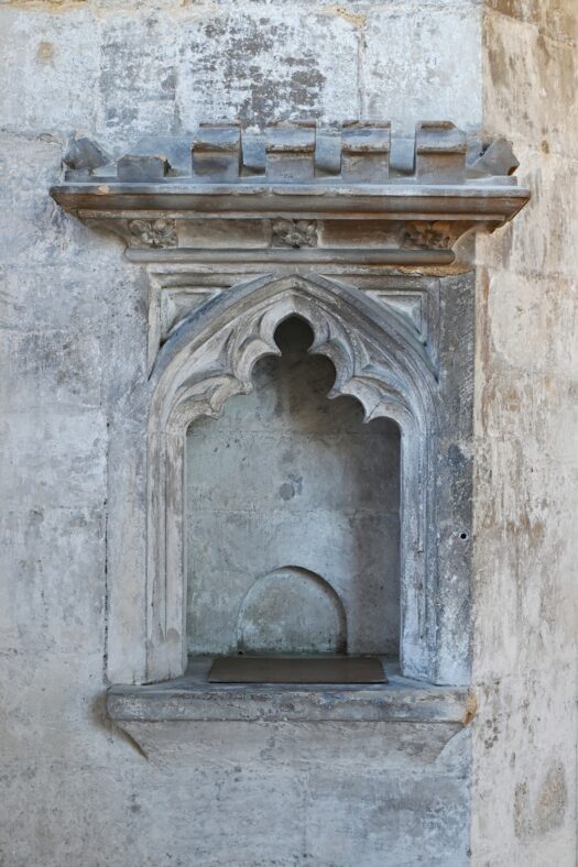Aslackby, St James, North Aisle, Piscina - Society for Lincolnshire ...