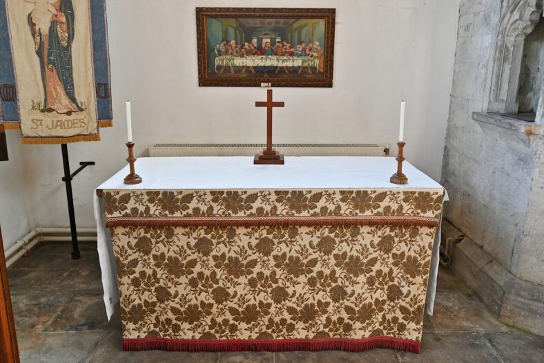 Aslackby, St James, North Aisle, Altar - Society for Lincolnshire ...