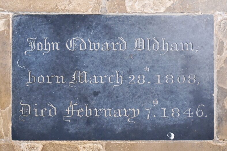 Aslackby, St James, Nave, Ledger Slab (Oldham) - Society for ...
