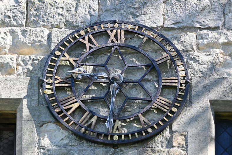 Gate Burton, St Helen, Tower, Clockface - Society for Lincolnshire ...