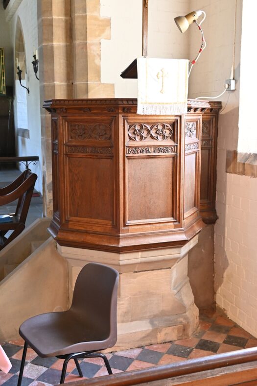 Gate Burton, St Helen, Nave, Pulpit - Society for Lincolnshire History ...