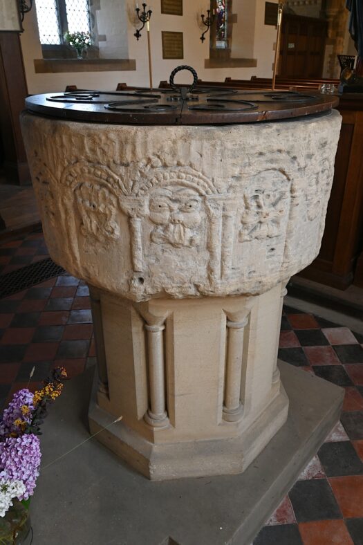 Gate Burton, St Helen, Nave, Font - Society for Lincolnshire History ...
