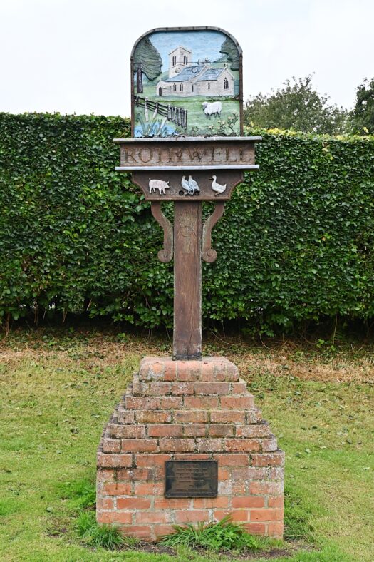 Rothwell, Village Sign - Society for Lincolnshire History & Archaeology